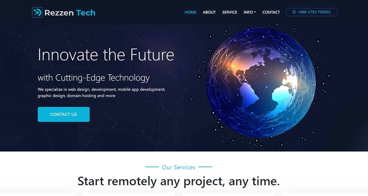 Rezzen Tech | Web, App & Software Dev | Graphic Design